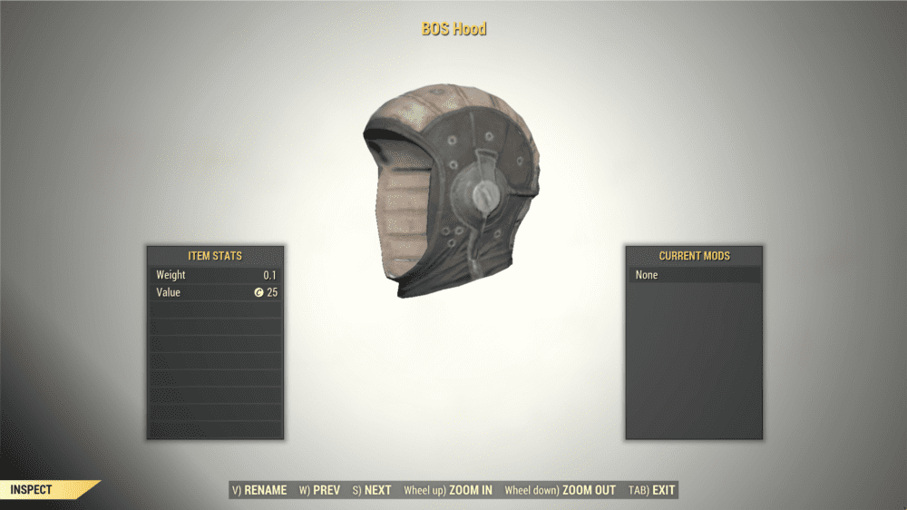 BoS Hood Fallout 76 (PC) - Buy Fallout 76 Items for PC