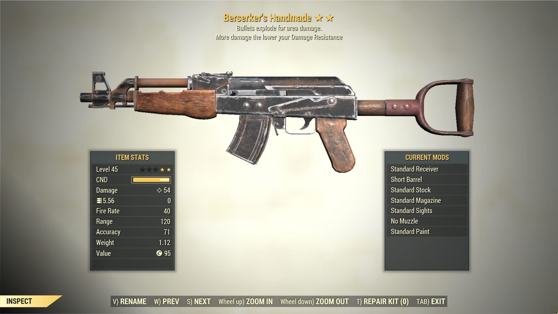 2* Berserker's HANDMADE RIFLE Explosive Fallout 76 (PC) - Buy Fallout ...