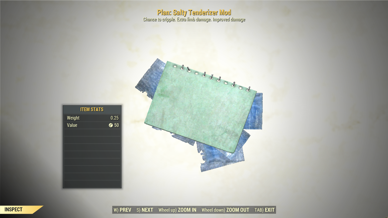 Meat Tenderizer Mods Plan Set [Peppered, Salty, Spicy] Meat Week Event ...